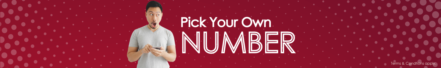 PICK YOUR OWN NUMBER - redONE Mobile