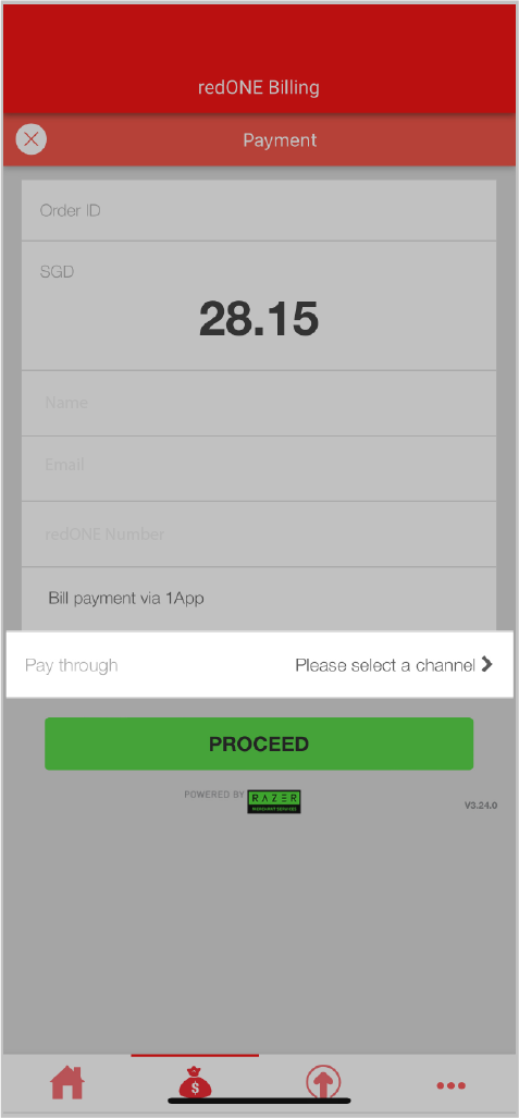 redONE Mobile - Payment Channel